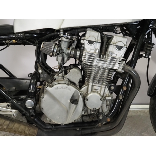 Honda 750 Nighthawk cafe racer motorcycle. 1992. 750cc Engine runs but ...