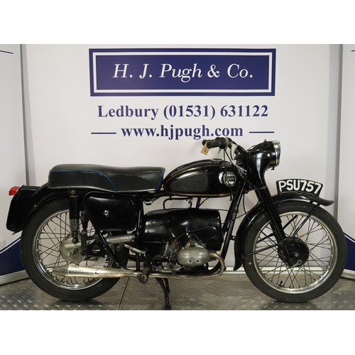 Velocette Valiant motorcycle. 1957. 200cc. Frame No. not visible (V5 ...