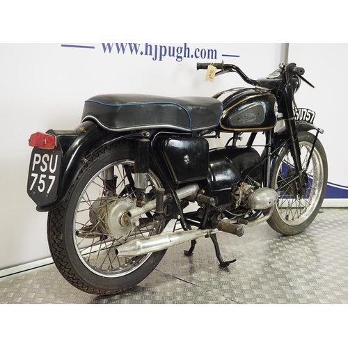 Velocette Valiant motorcycle. 1957. 200cc. Frame No. not visible (V5 ...