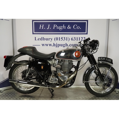 BSA B32 Gold Star motorcycle. 1958. 350cc Frame No. CB327457 Engine no ...