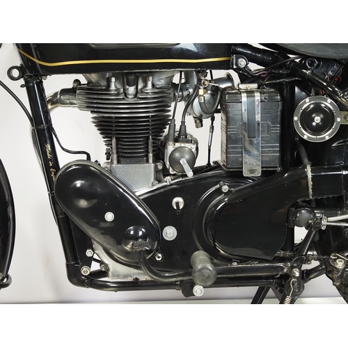 Velocette Mac motorcycle. 1958. 350cc Frame No. RS10587 Engine No ...