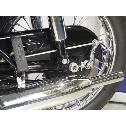 Triumph T120 Bonneville motorcycle. 1961. 650cc Frame No. T120 D11831 ...