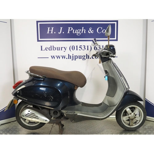 Piaggio Vespa 50 Primavera scooter. 2014. 49cc. Runs and rides. Reg ...