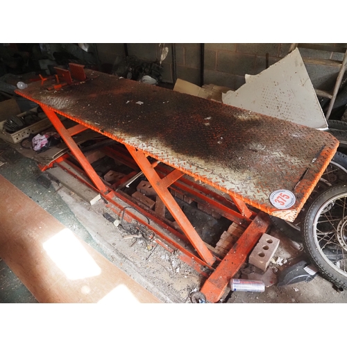 Motorcycle bench