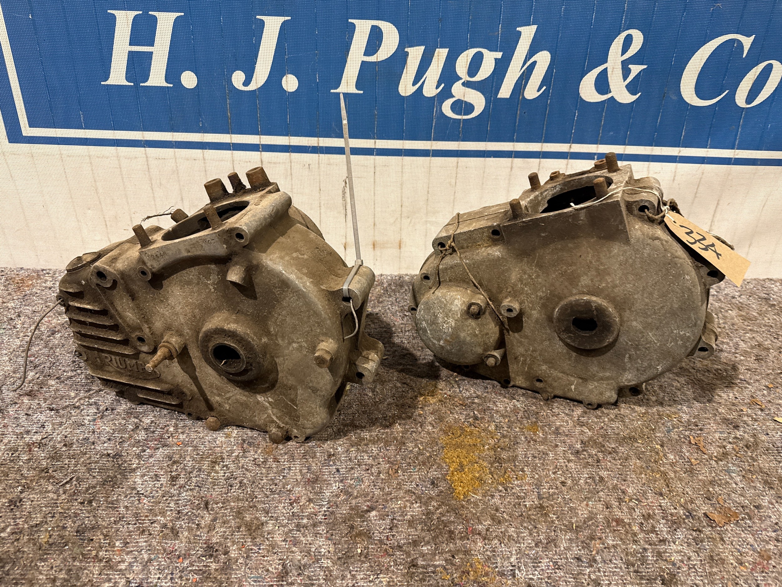 Triumph Pre war Sloper crankcases