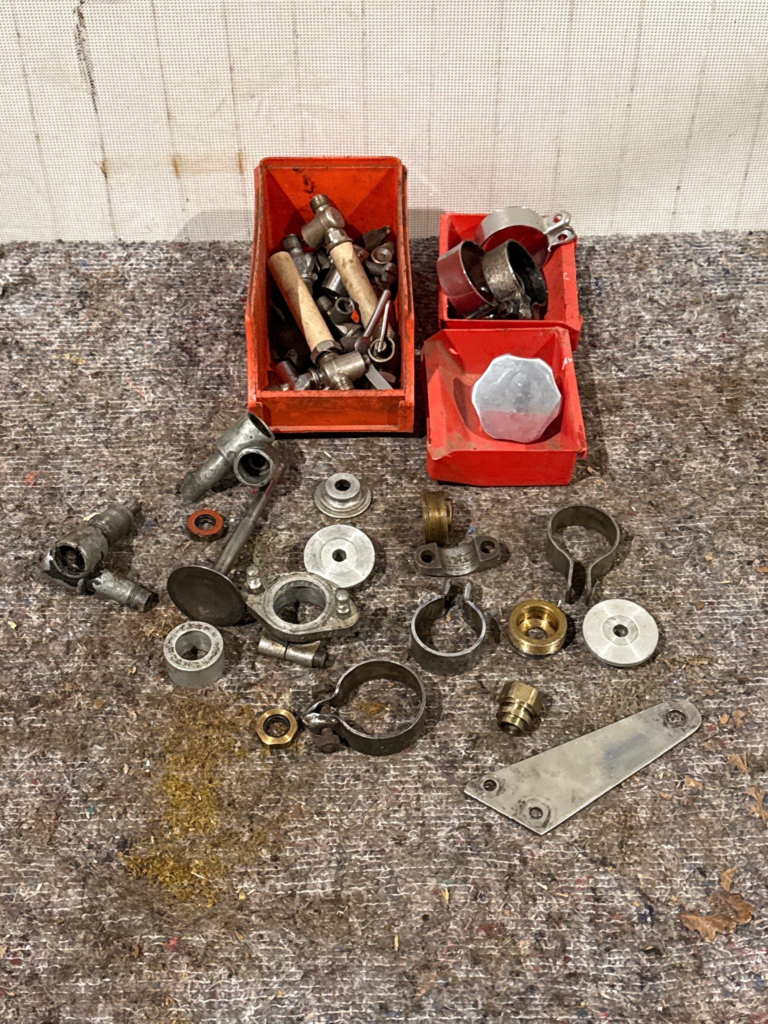 Vincent speedo drives, petrol caps etc