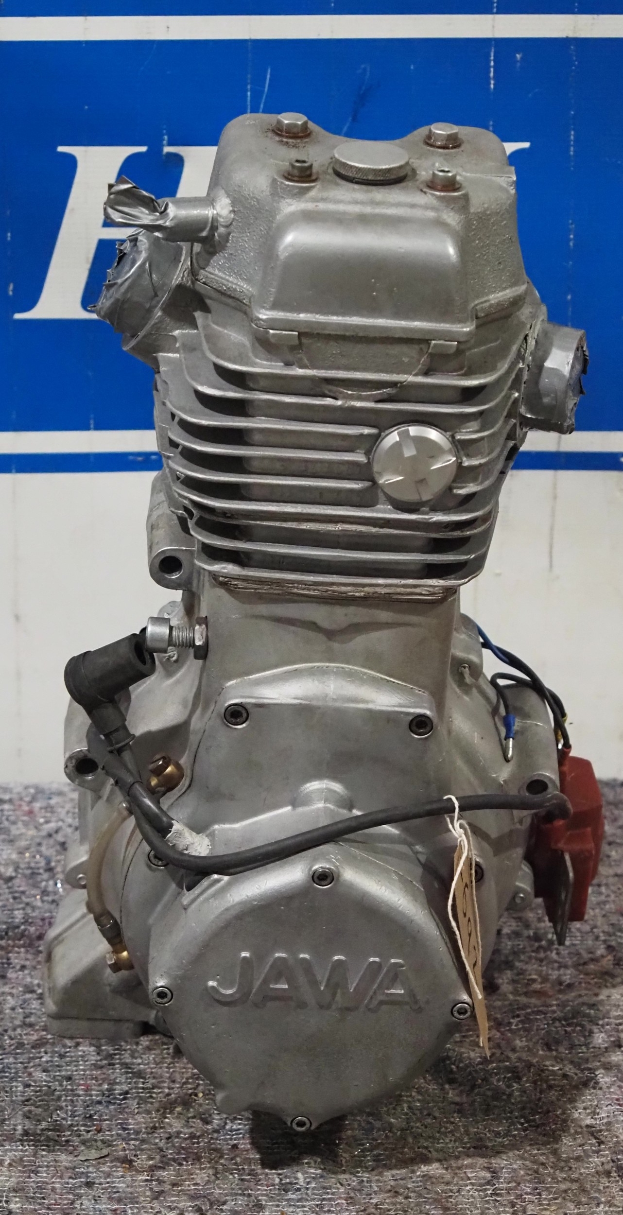 Jawa 350 Upright grasstrack speedway engine. With full ignition system