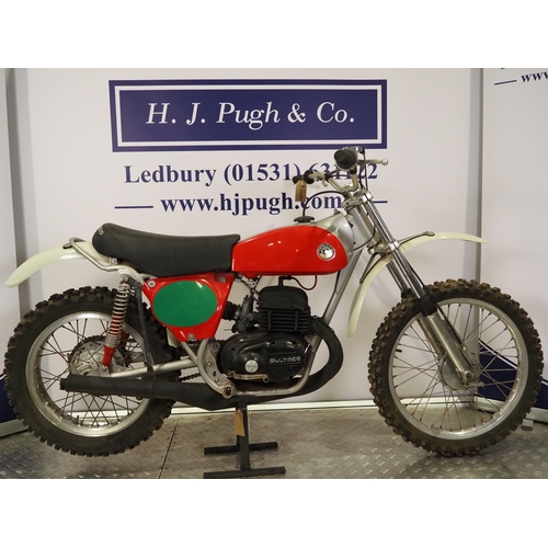 Bultaco Pursang Mk5 motorcycle. 1972 Frame No. VB10001350 Engine No ...