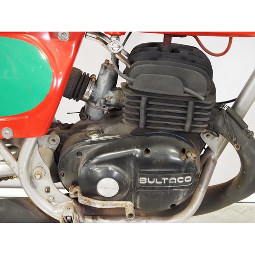 Bultaco Pursang Mk5 motorcycle. 1972 Frame No. VB10001350 Engine No ...
