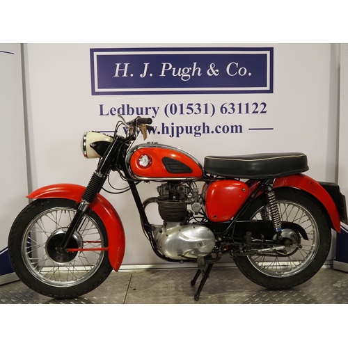 BSA B40 Star motorcycle. 1961. 350cc Frame No. B40.2116 Engine No. B40 ...