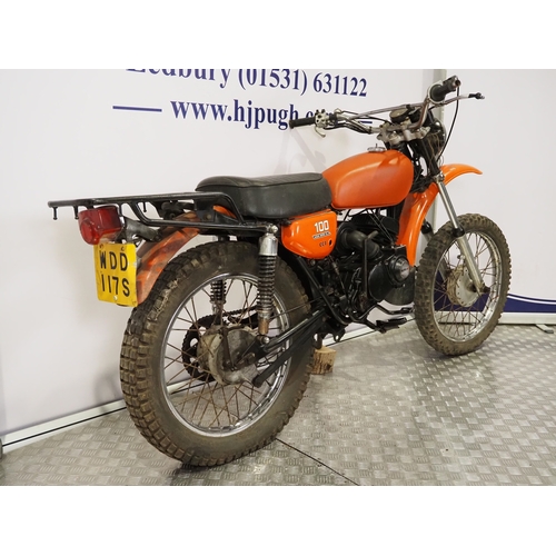 Suzuki TC100 trail bike project. 1977. 98cc Frame No. TC100 -47306 ...