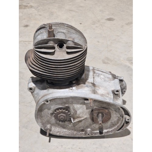 James/Francis Barnett AMC engine parts with covers and kick start