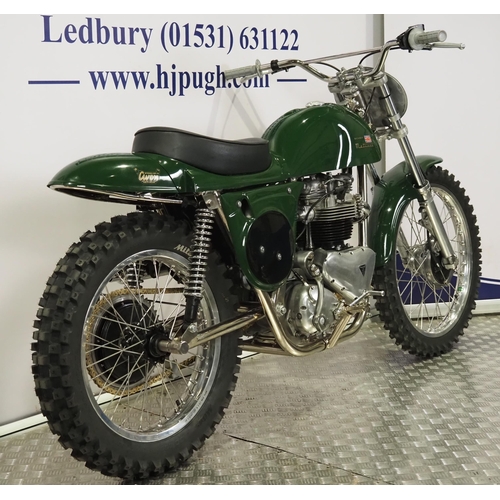 Rickman Triumph motorcycle. 650cc. Engine No. 6T 603020 Runs and rides ...
