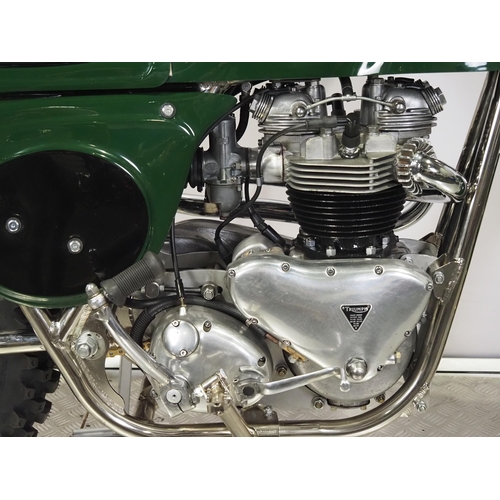 Rickman Triumph motorcycle. 650cc. Engine No. 6T 603020 Runs and rides ...