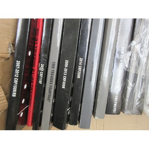 Honda service manuals for off road motorcycles and quads - 24