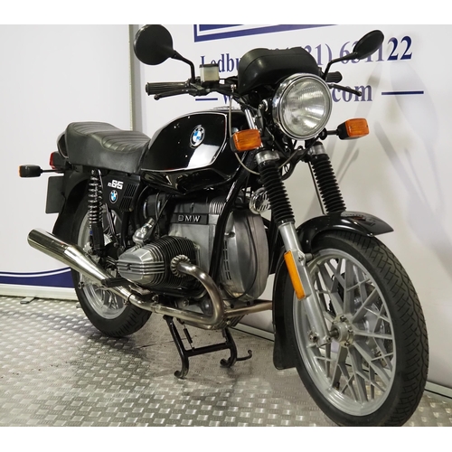 BMW R65 motorcycle. 1981. 650cc Frame No. 6315455 Engine No. 81365976 ...