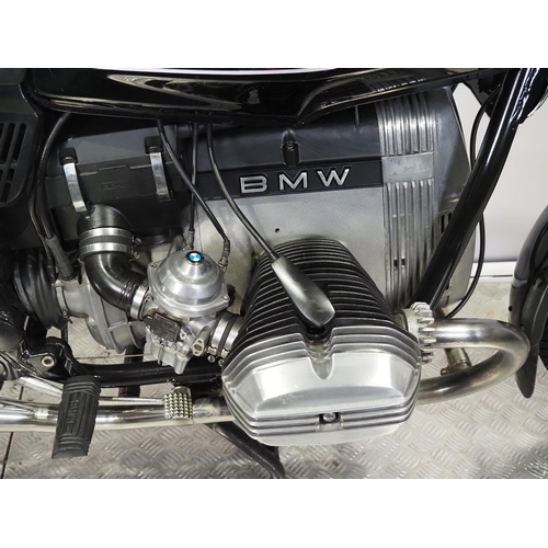 BMW R65 motorcycle. 1981. 650cc Frame No. 6315455 Engine No. 81365976 ...