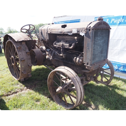Rock Island tractor, for restoration. Engine turns 22-36. Fitted with a ...