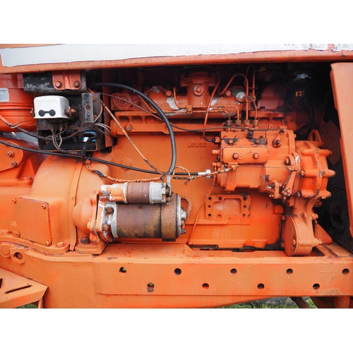 Nuffield 4-65 tractor with new rear tyres, brakes seized
