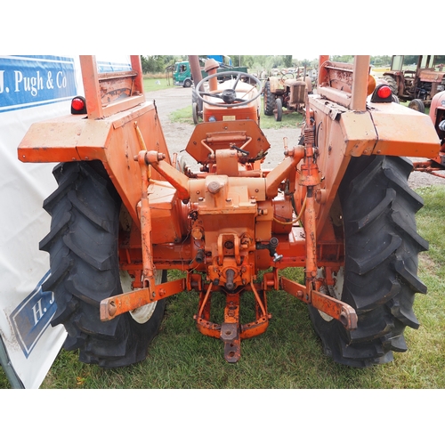 Nuffield 4-65 tractor with new rear tyres, brakes seized