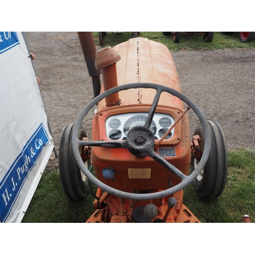 Nuffield 4-65 tractor with new rear tyres, brakes seized