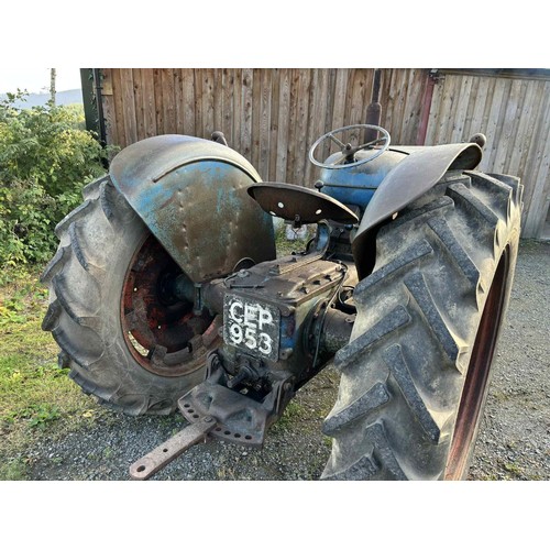 Fordson Major tractor. 1952. Believed to be one of the first in 1952 ...