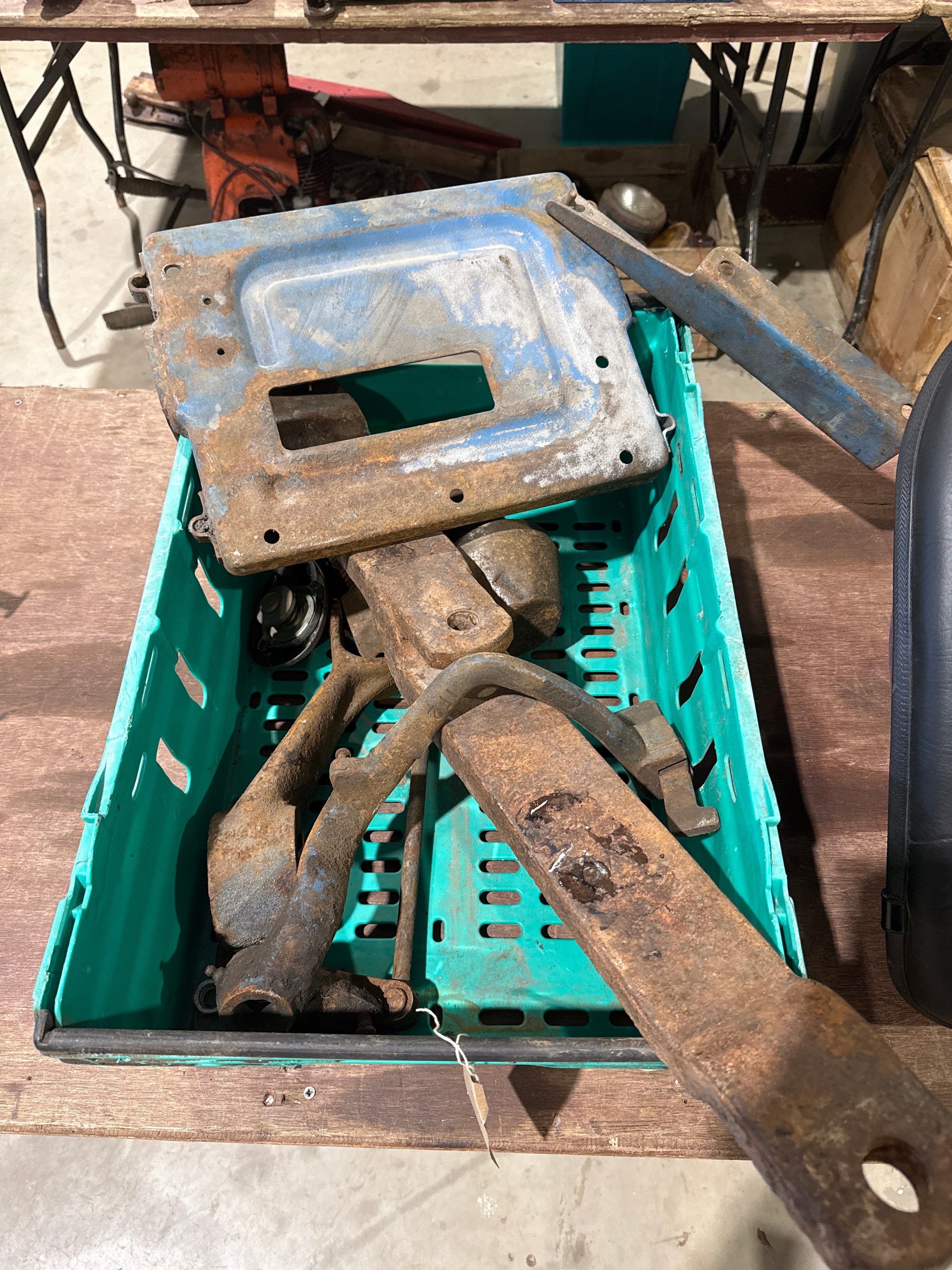 Tractor draw bar and bits