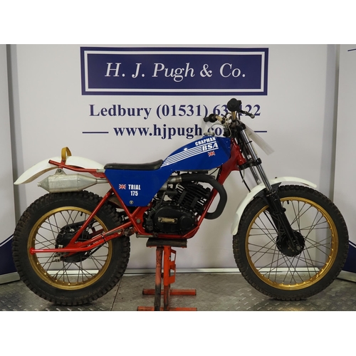 Chapman BSA trials motorcycle. 1981. 175cc Frame No. TR018 Engine No ...