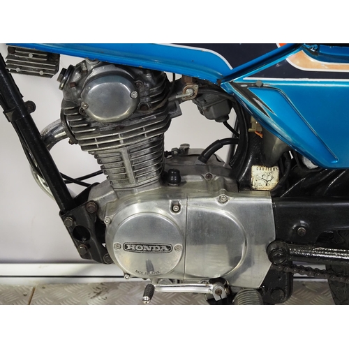 Honda CB100N motorcycle. 1983. 99cc Runs and rides, last ridden on 8th ...
