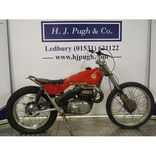 Bultaco Sherpa model 80 trials motorcycle. 1971. 250cc Frame No. B ...