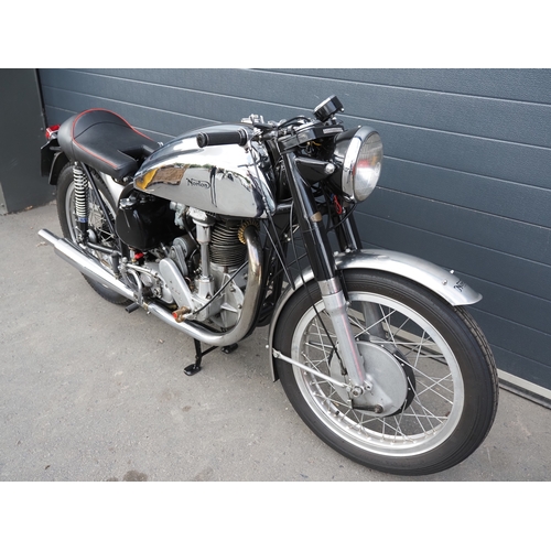 Norton International special motorcycle. 1954. 350cc Engine No. 5116610 ...