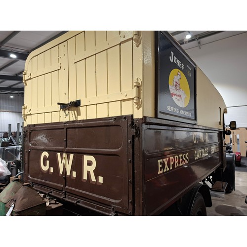 Thornycroft 3 tonne lorry. 1927. 3100cc. Runs and drives Reg. DS 7038 ...