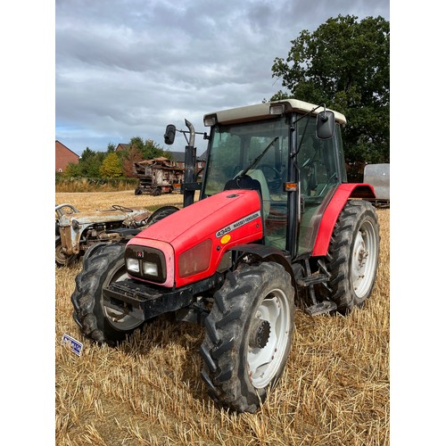 Massey Ferguson 4345 tractor, 2003. All round Goodyear tyres. Runs and ...