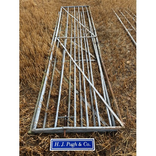 Galvanised gates 13ft and 14ft