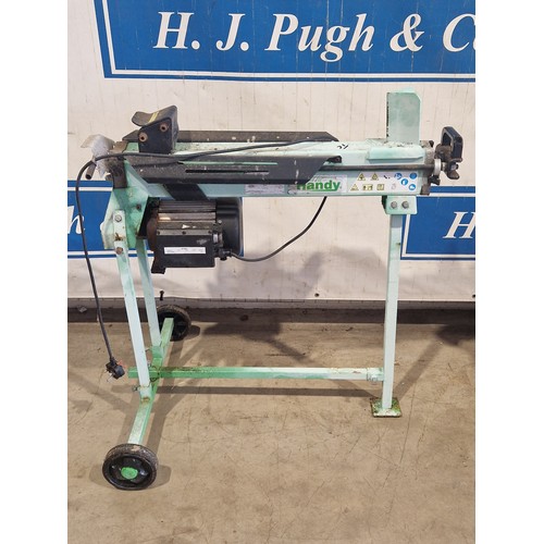 Handy electric log splitter