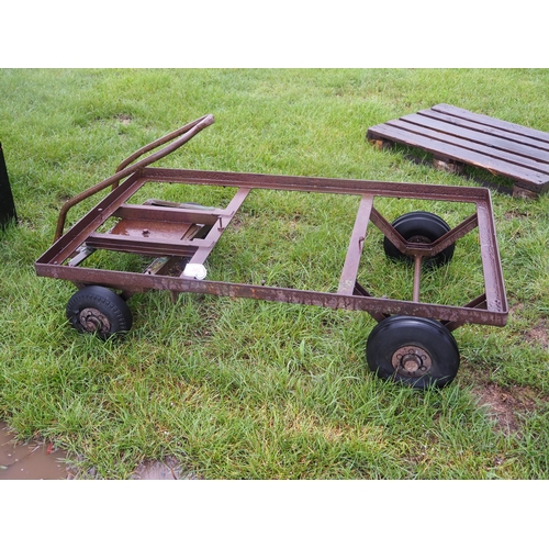 4 Wheel trolley chassis