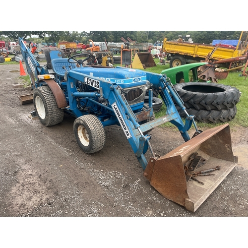 Ford 1210 compact tractor with Lewis Landlord 200 back actor and Lewis ...