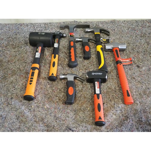 Assorted hammers - 8