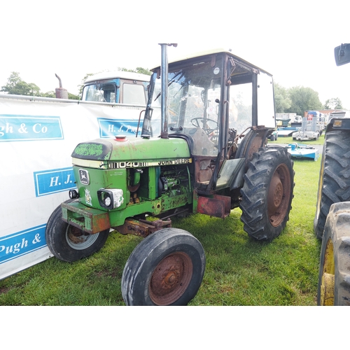 John Deere 1040 Power Syncron 2wd tractor. Non runner. Keys in office