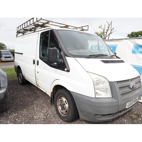 Ford Transit van 100 T300. MOT until 09/01/26. Reg. LG13 HRM. Keys in ...