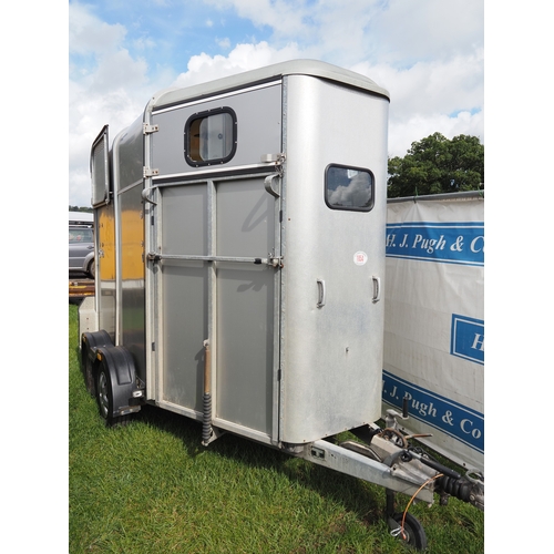 Ifor William HB505R classic double horse trailer