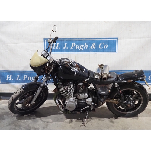 Yamaha XS1100 motorcycle project. 1980. 1100cc. Reg. GYH 829W. V5