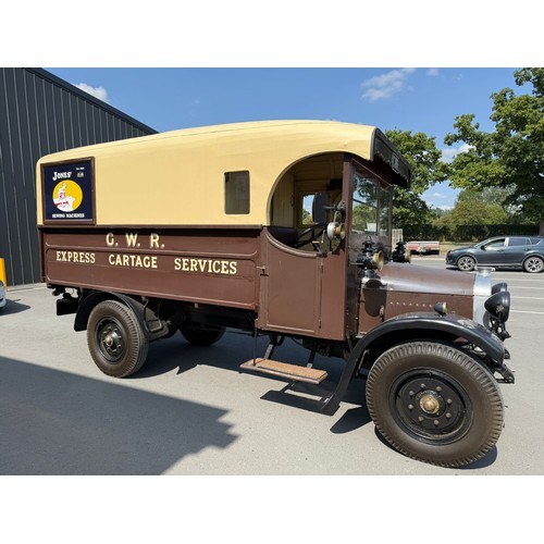 Thornycroft 3 tonne lorry. 1927. 3100cc. Runs and drives Reg. DS 7038 ...
