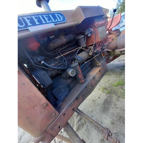 Nuffield Universal tractor, fitted with a Perkins 4.270 engine. Starts ...