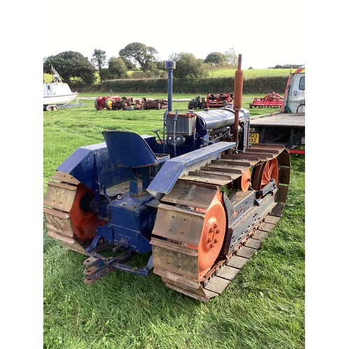 Fordson E27N County crawler, 1949. Lovely old machine. Starts, runs and ...