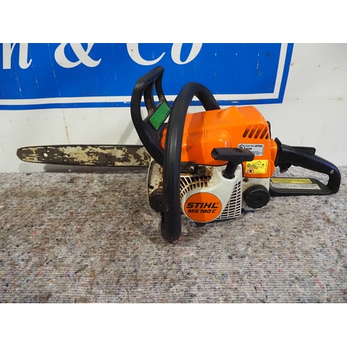 Stihl MS180c chainsaw, no chain