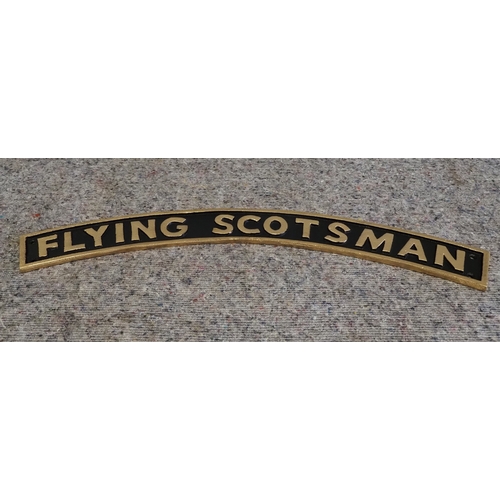 Modern cast iron sign - Flying Scotsman 28"