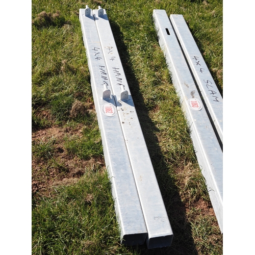 Hanging posts 1.9m x4"x4" - 2