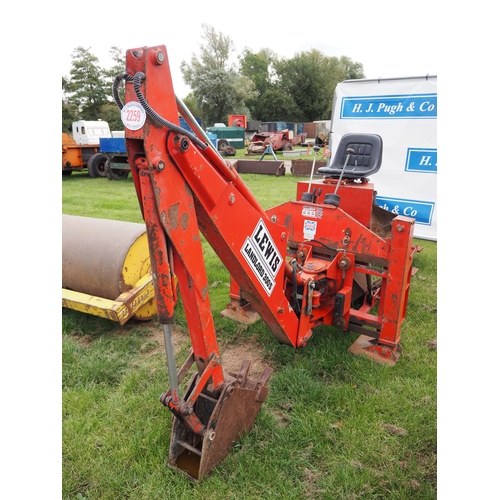 Lewis Landlord 300S back actor, in recent use. C/w 3 buckets