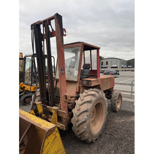 Manitou MB25 forklift. Runs and drives. Showing 2264 hours. Driven 25 ...
